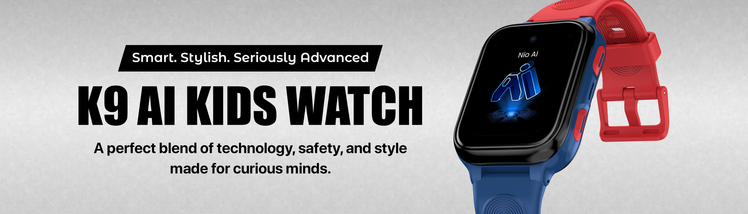 K9 AI Kids Watch - 4G GPS AMOLED Display 5MP Camera – AngelEze